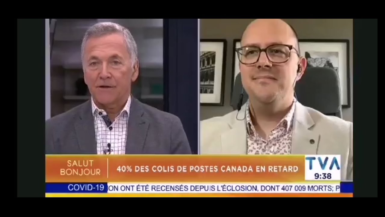Matt Lessard sur les Retards de Livraison de Postes Canada à Salut ...