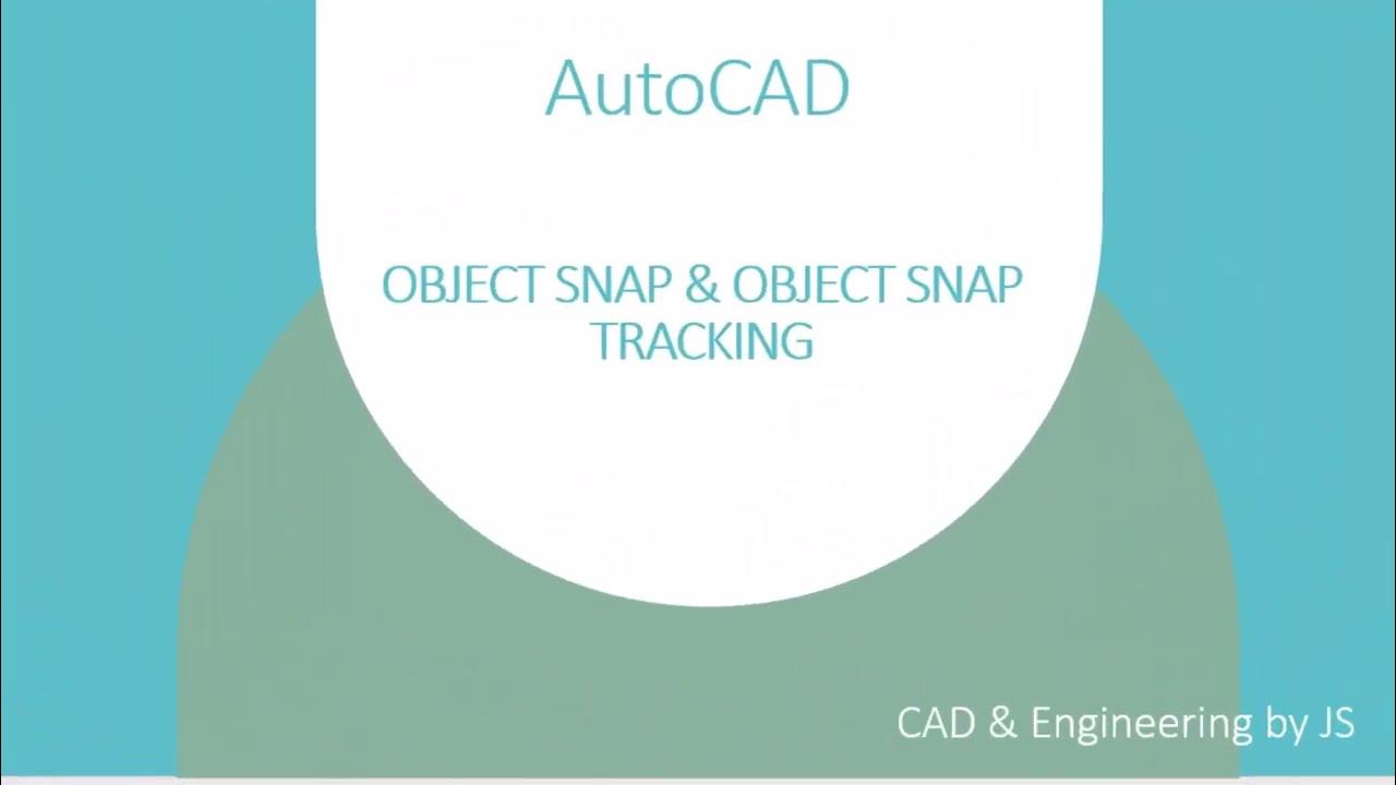 7. AutoCAD OSNAP & OSNAP TRACKING PART II - YouTube
