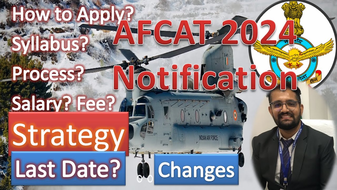 AFCAT 2024 Notification | Age, Salary, Syllabus, Exam Pattern Syllabus ...