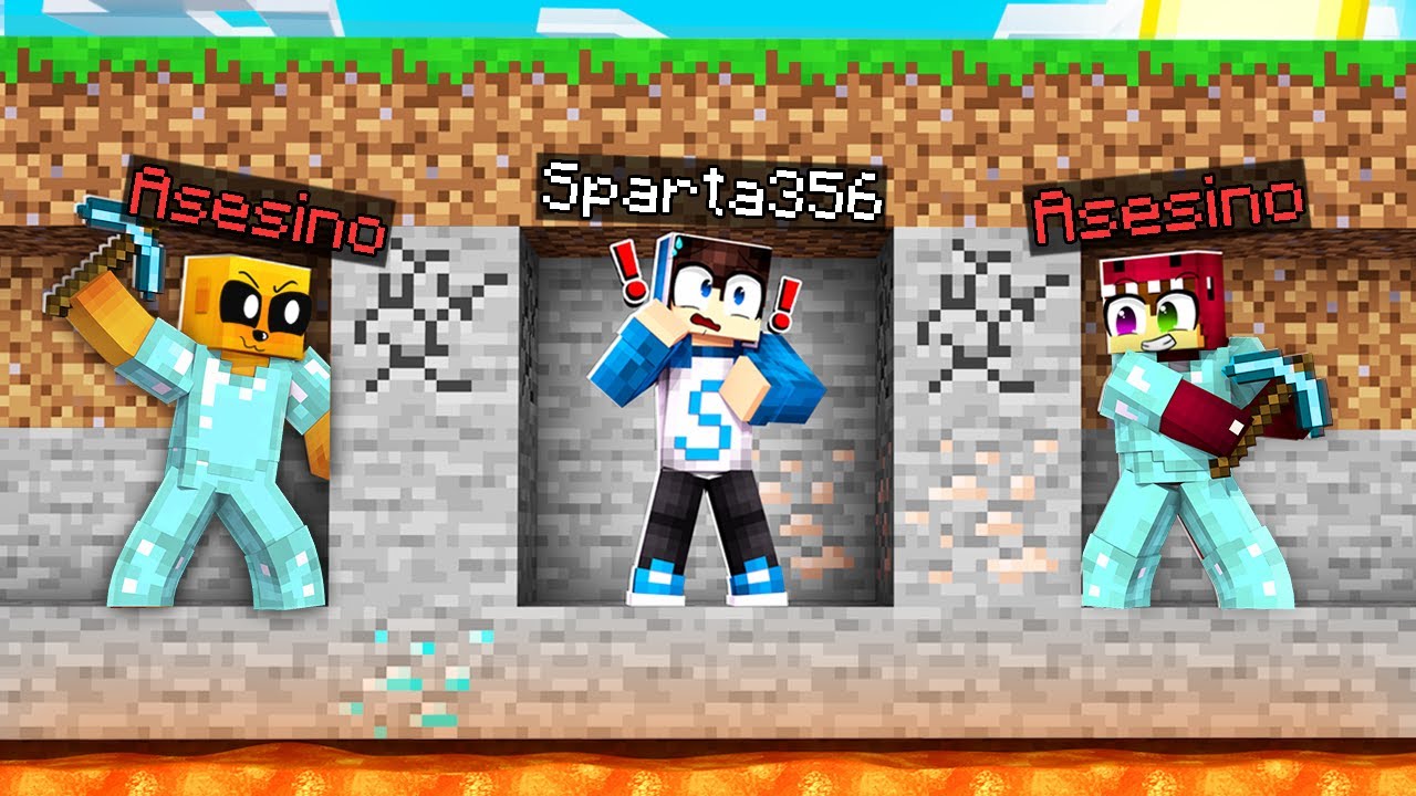 MINECRAFT: SPARTA356 vs 2 ASESINOS 😱🔪 SPEEDRUN MINECRAFT con MIKECRACK ...