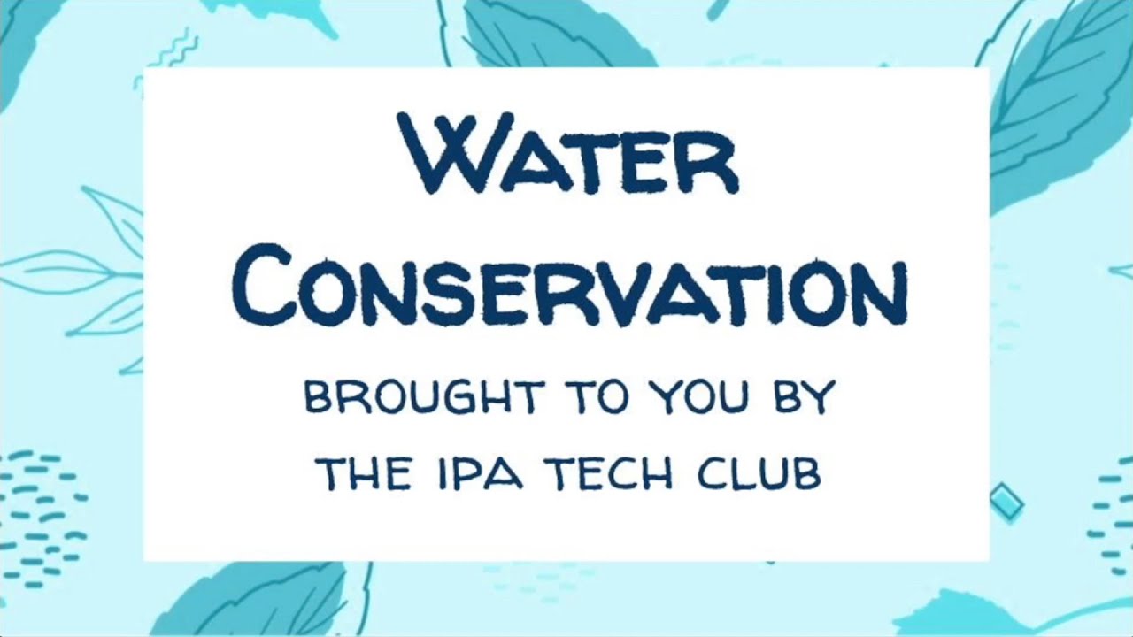 ISLAND PACIFIC ACADEMY Grade 5 Water Conservation PSA - YouTube