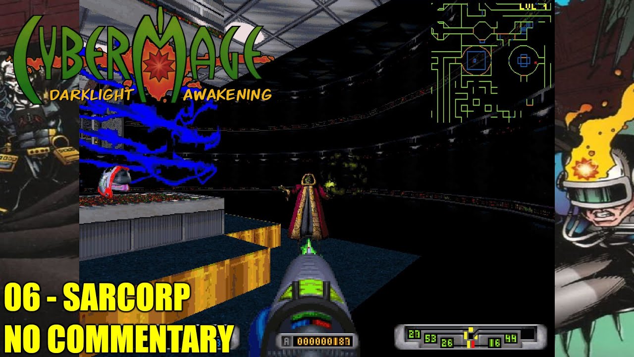 Cybermage Darklight Awakening (DOSBox) - 06 SarCorp - No Commentary ...