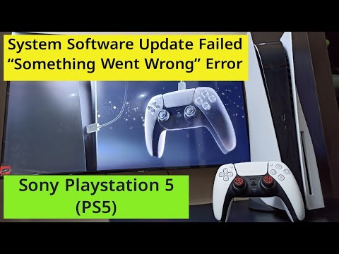 PS5 : Fix System Software Update Failed \