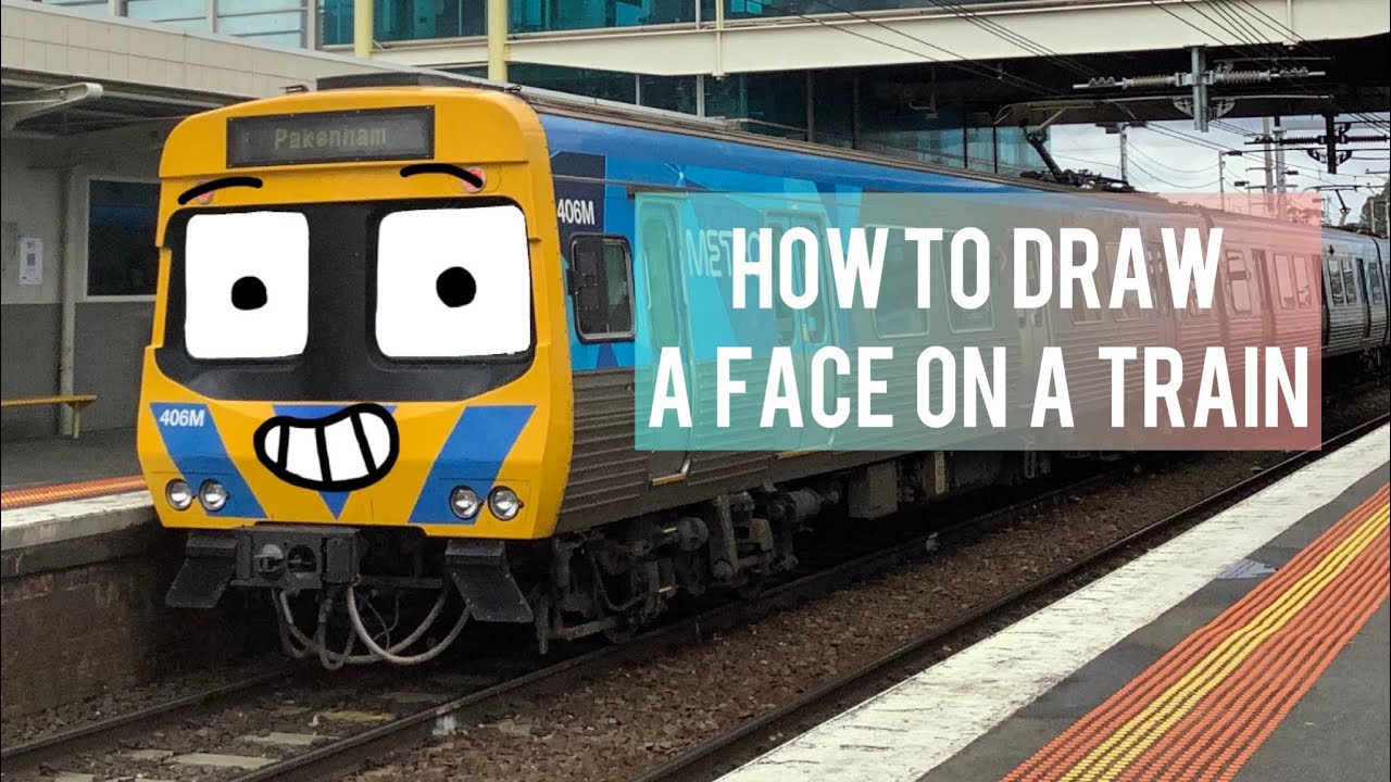 How To draw A Face On Trains! - YouTube
