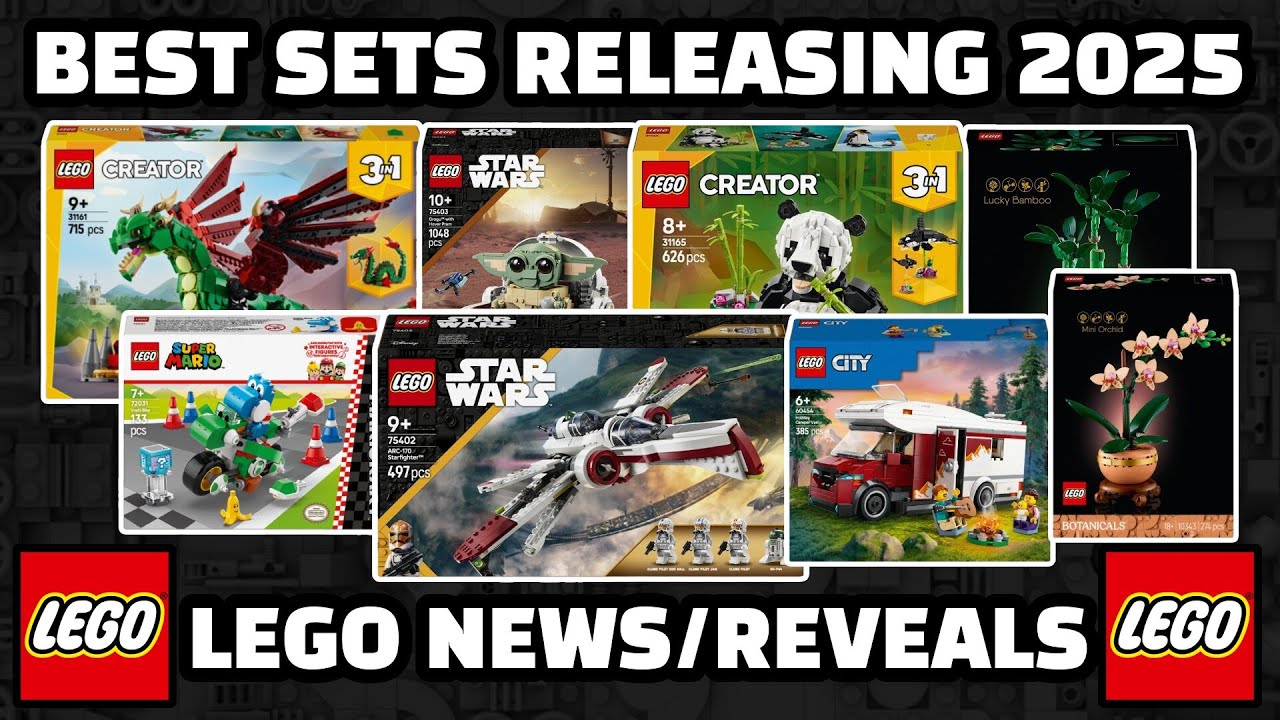 10 of the BEST UPCOMING LEGO SETS! | 2025 SET RELEASES | Officially ...