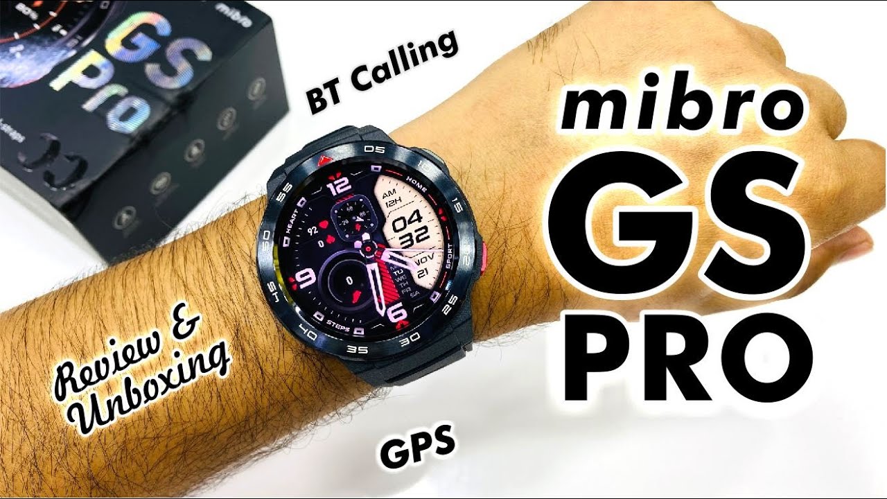 Mibro GS Pro Smart Watch Review | Xiaomi BT Calling Watch | GPS Function | Amoled Display ...