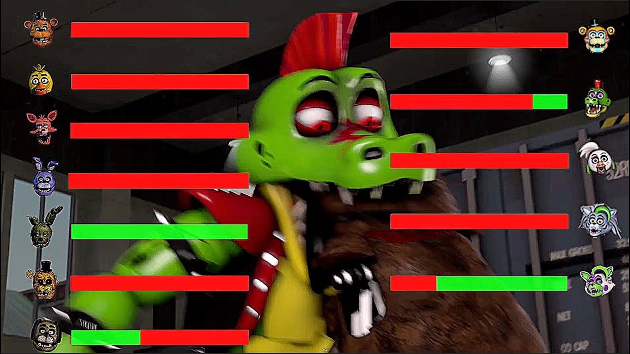[SFM FNaF] Top 5 CRAZY FNAF VS FIGHT Animations WITH Healthbars - YouTube