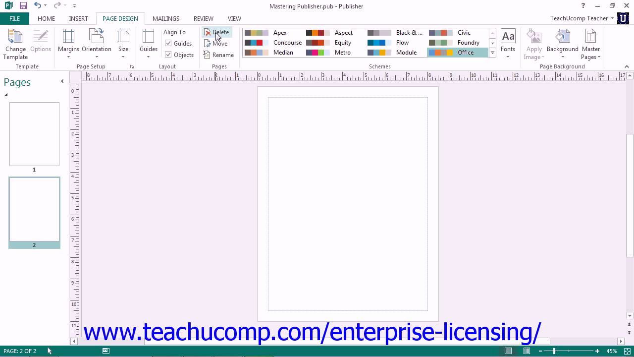 Microsoft Office Publisher Tutorial 2013 Creating Basic Publications 2. ...
