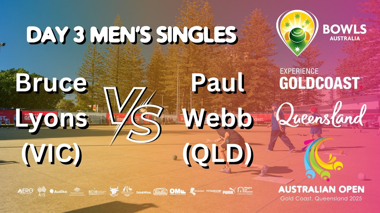 2025 Australian Open - Men’s Singles – Sectional – Bruce Lyons (VIC) vs ...