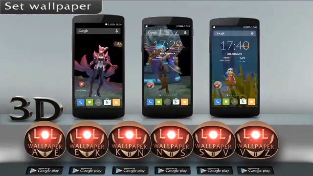 LoL 3d wallpapers for League of Legends - YouTube