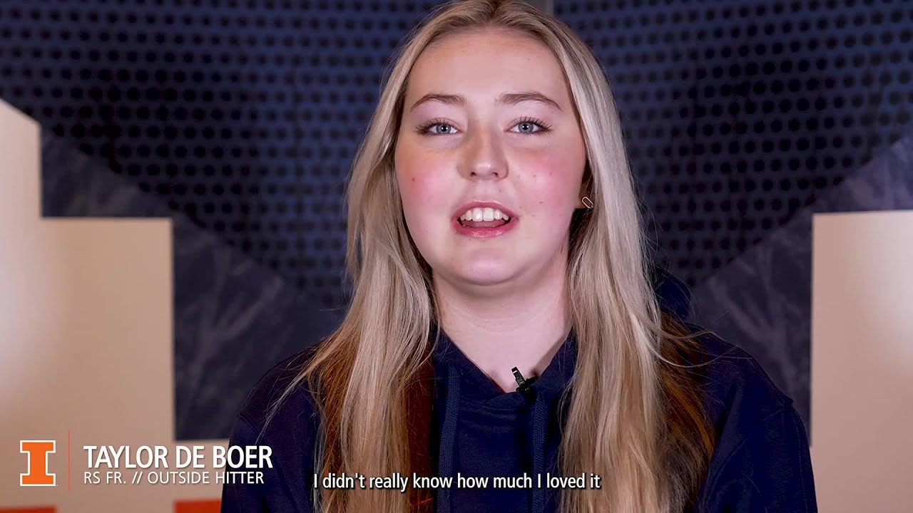 Illini Volleyball | Taylor de Boer Feature - YouTube