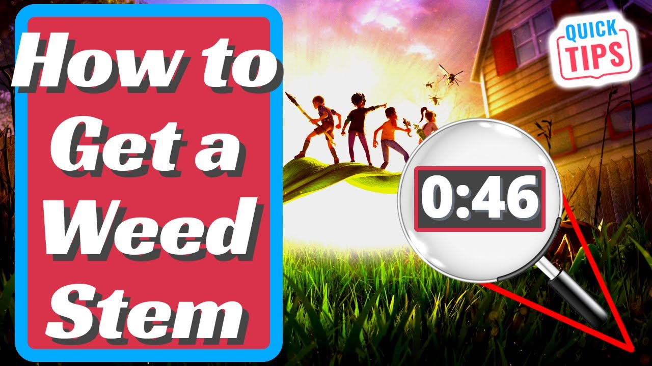 Grounded - How to Get a Weed Stem - YouTube