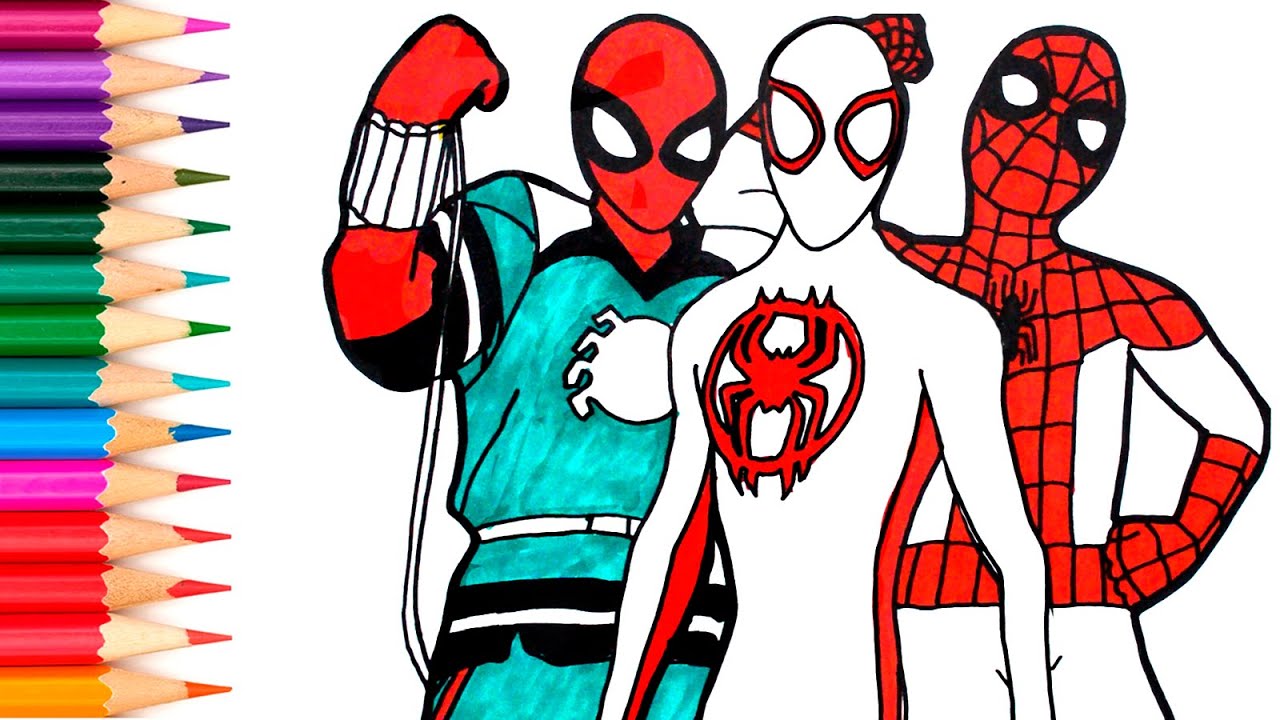 How To Draw Your Friendly Neighborhood Spider-Man VS spider-man:across ...