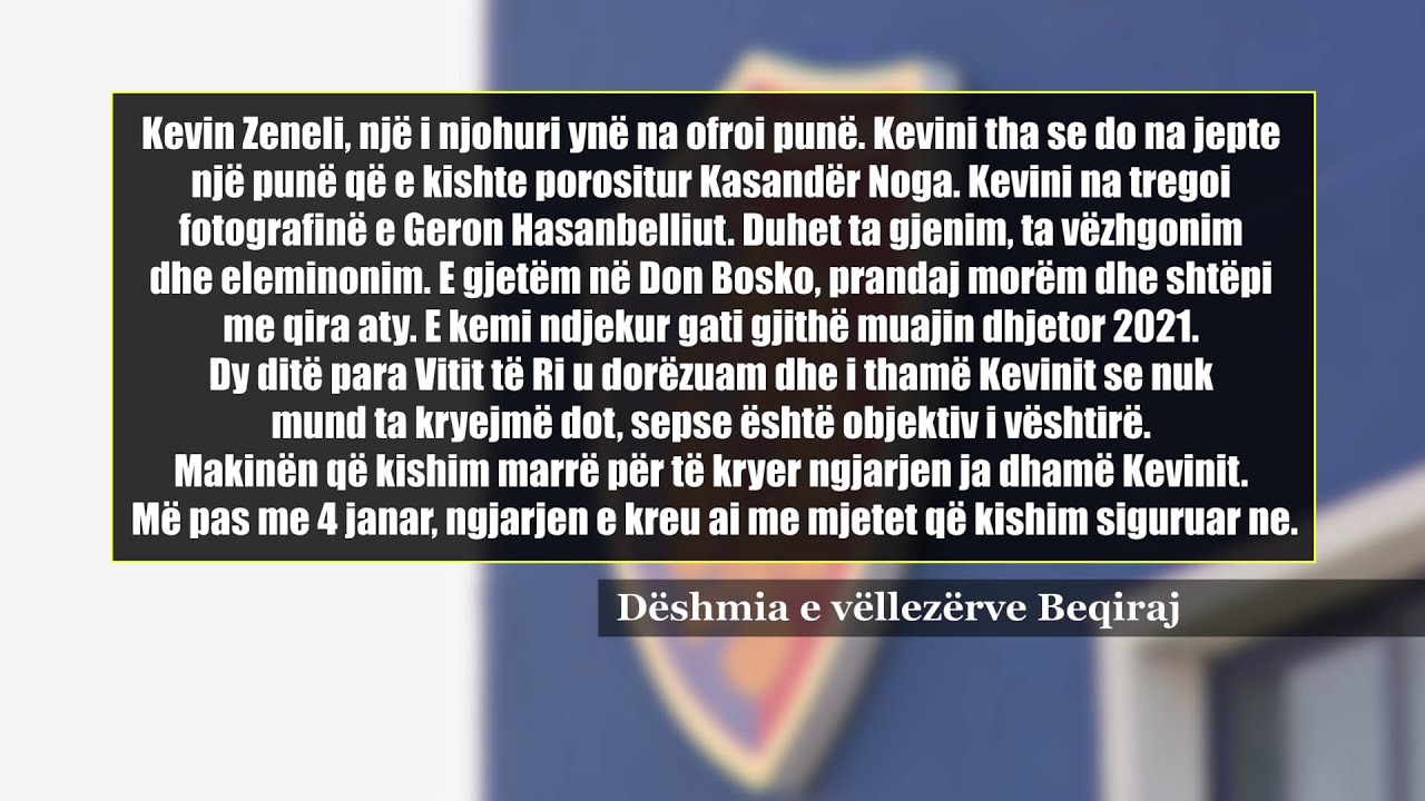 Top News - Rrëfimi i 2 vëllezërve për vrasjet me pagesë/Erion Çela u ...