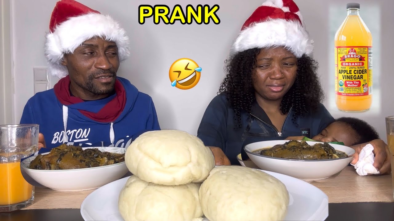 EPIC APPLE CIDER VINEGAR PRANK ON WIFE | AFRICAN FOOD MUKPRANK | Eat ...