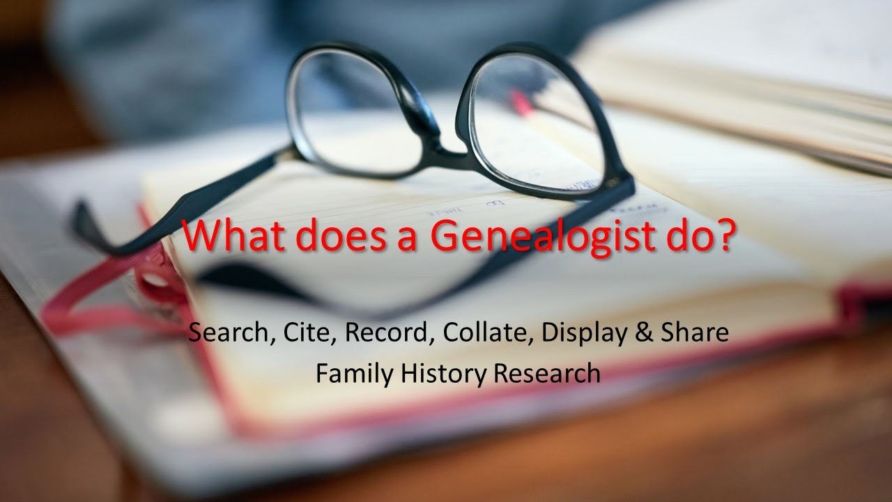 What does a Genealogist do? - YouTube