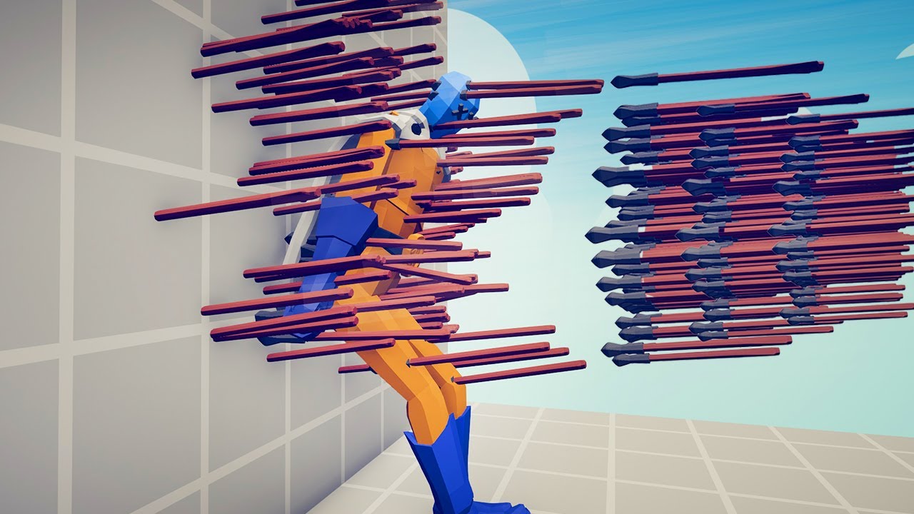 CROSSBOW GOD PINNING EVERY UNIT TO THE WALL - TABS Totally Accurate ...