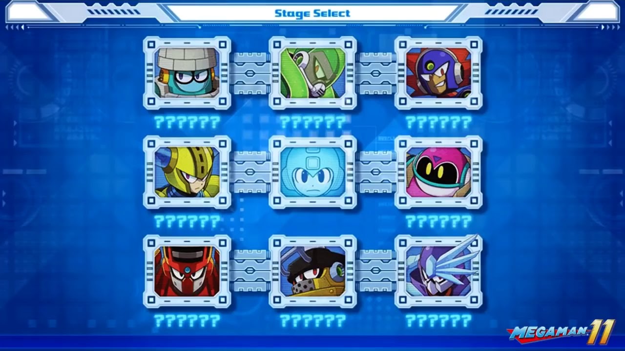 Mega Man 11 Stage Select (Cover, Outdated) - YouTube