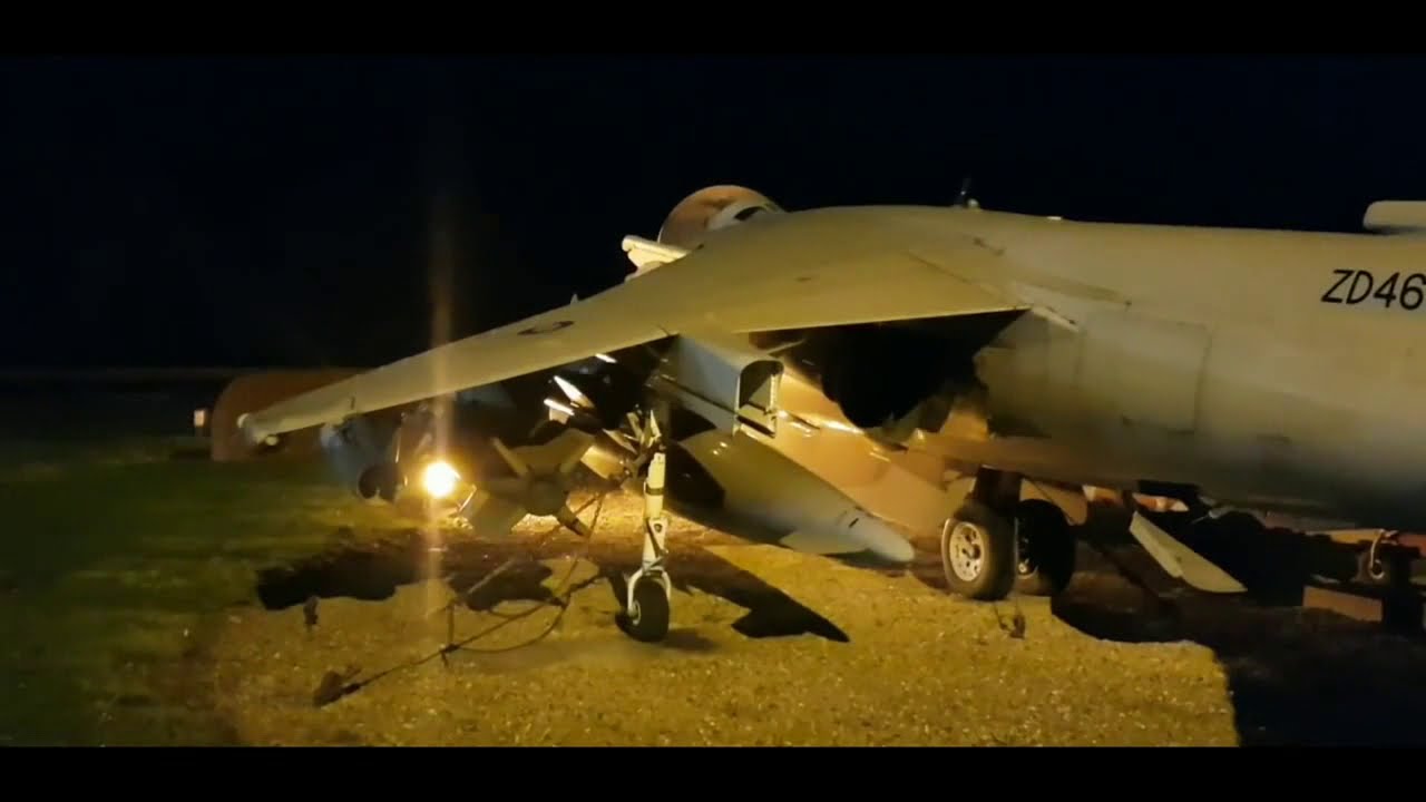 Britain's Famous Harrier Jet, GR7A ZD469 The Cursed Jet - YouTube