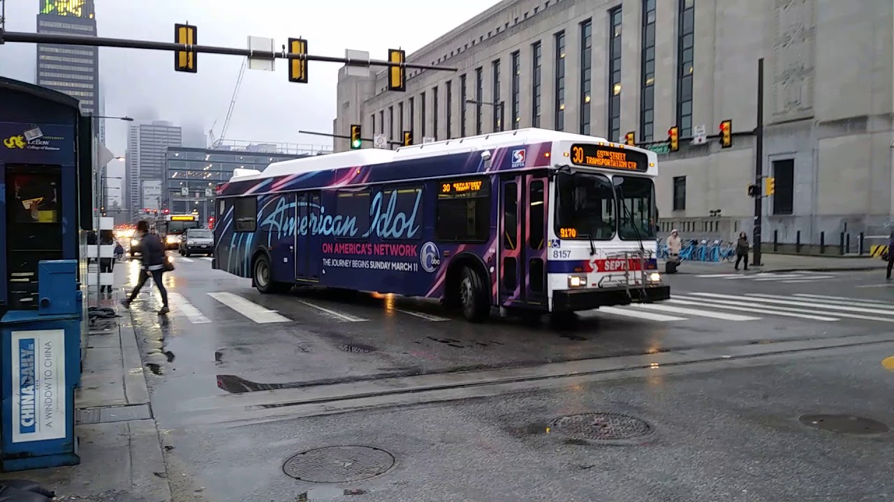 SEPTA BUS #8157 FULL WRAP - YouTube