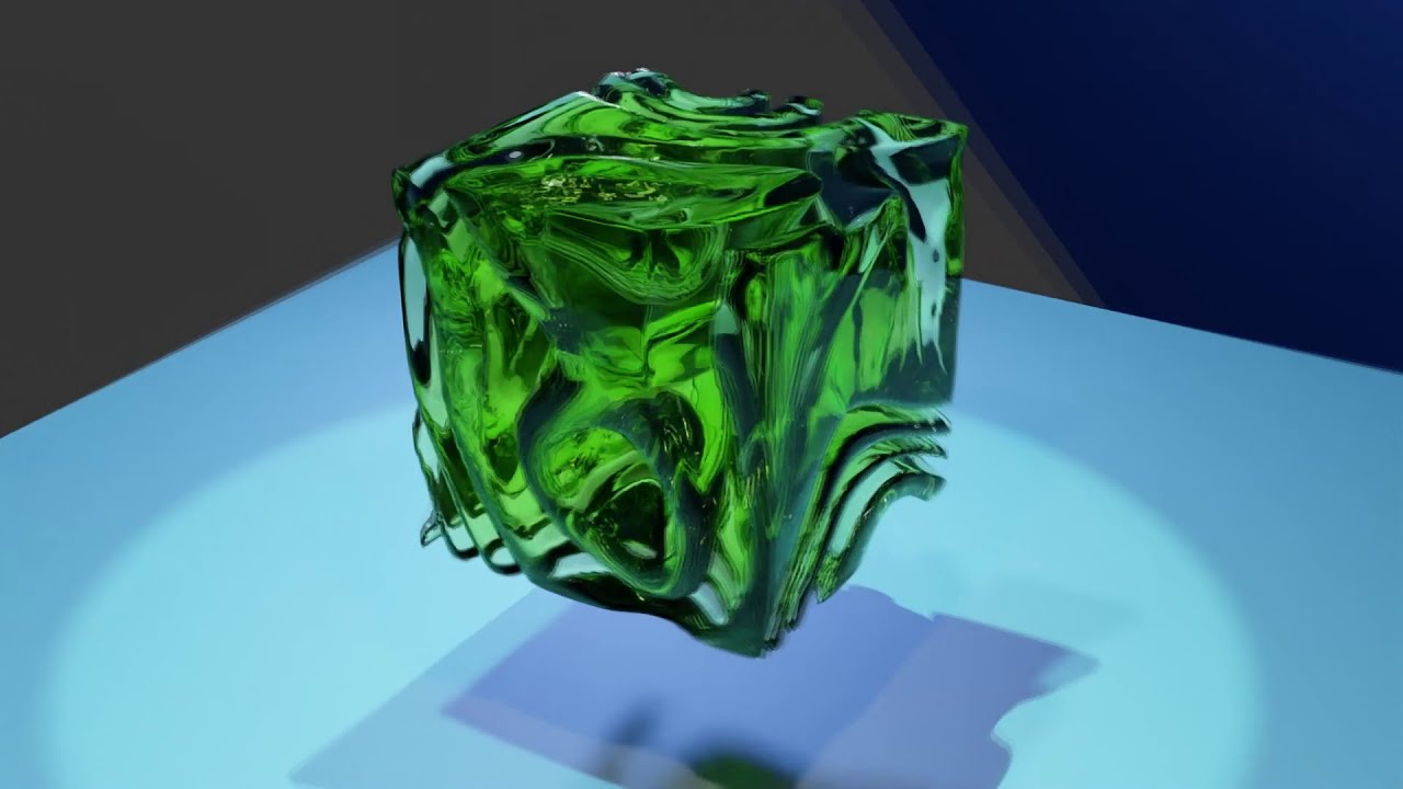 Gravity Cube 3D Animation - YouTube