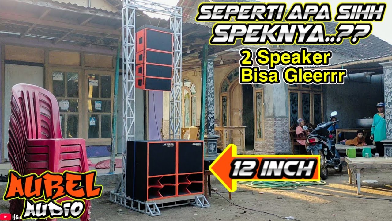 AUREL AUDIO || Miniatur sound gantung || Sub 12 inch CBS fusion || Bisa ...