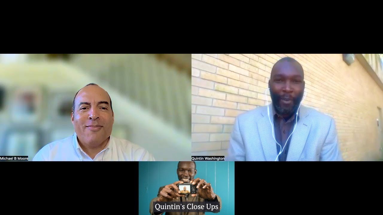 EXCLUSIVE- Michael B. Moore interview- Quintin's Close-Ups™ - YouTube