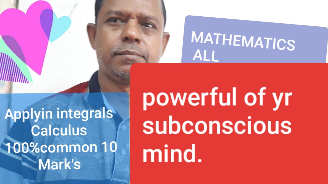 Criterian Questions solve problems with integral Calculus, L-6||Shanker ...