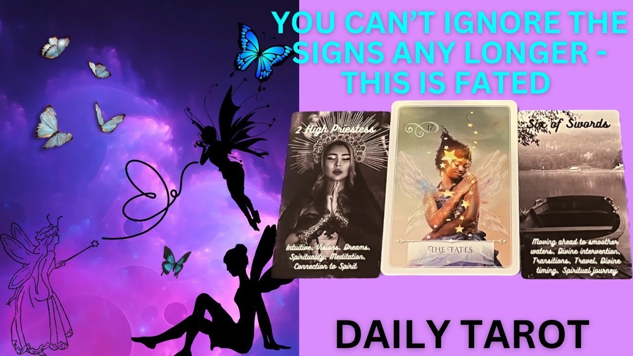 ️🔮Daily Tarot🔮 ️ You can't ignore the signs any longer - this is fated ...