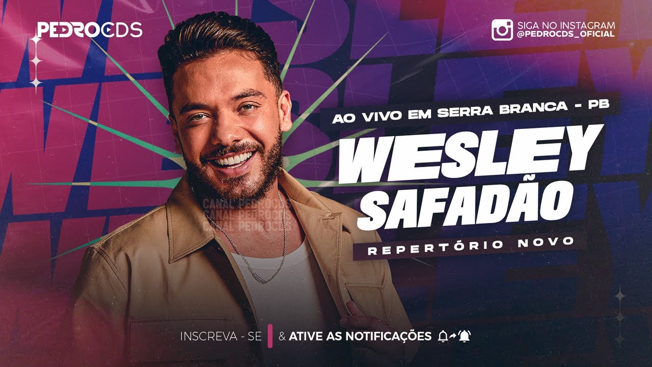 WESLEY SAFADÃO JULHO 2024 - AO VIVO EM SERRA BRANCA - PB (03 MÚSICAS ...