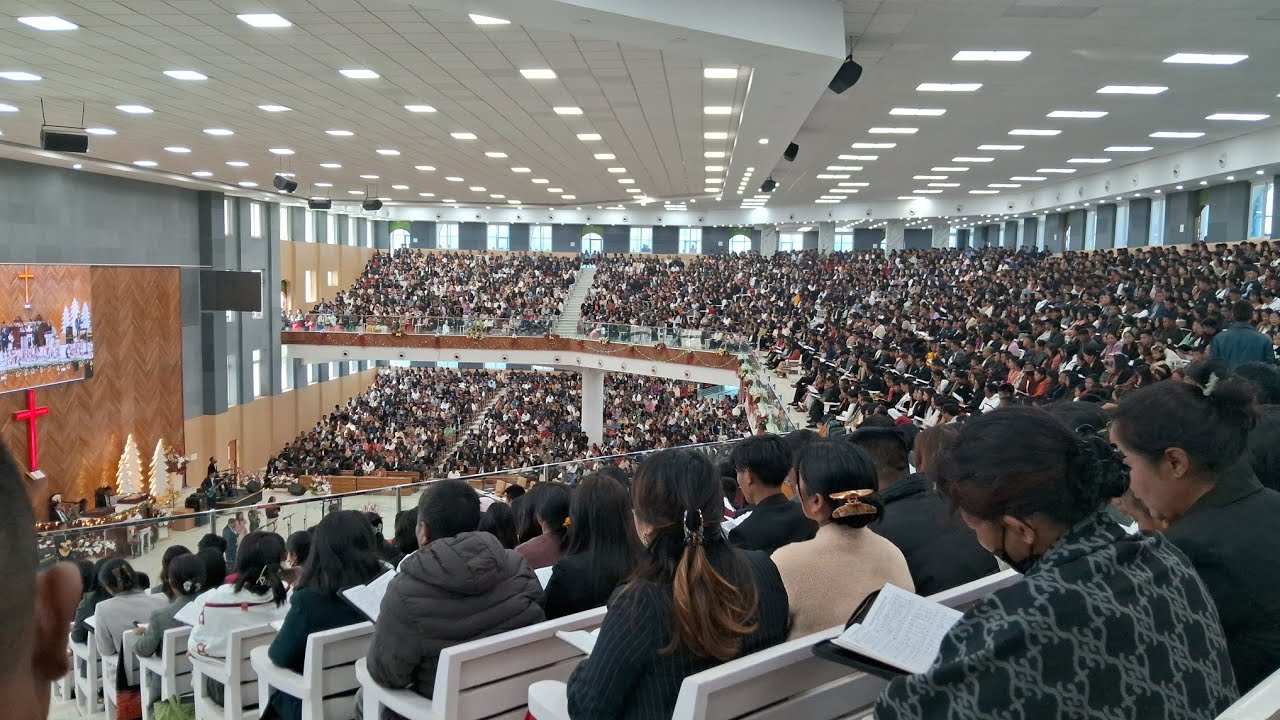 Asia's largest Baptist Church | Konyak Baptist Church Mon Town Nagaland ...