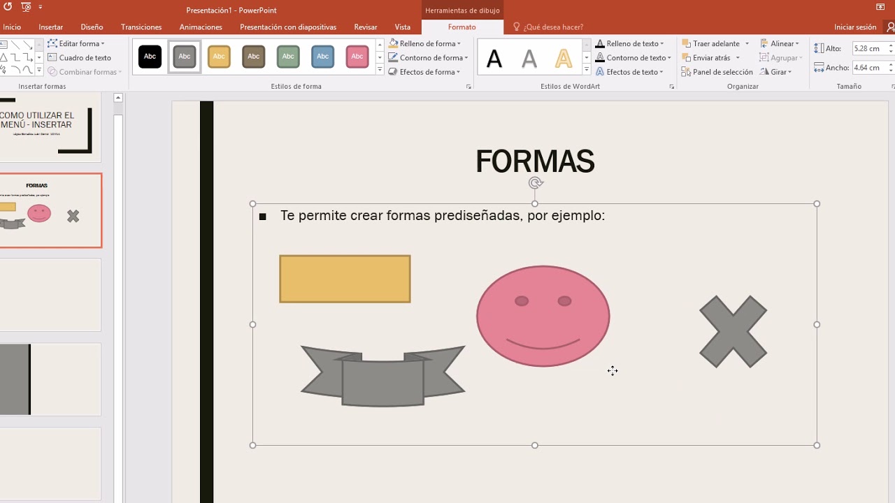 Menú Insertar - YouTube