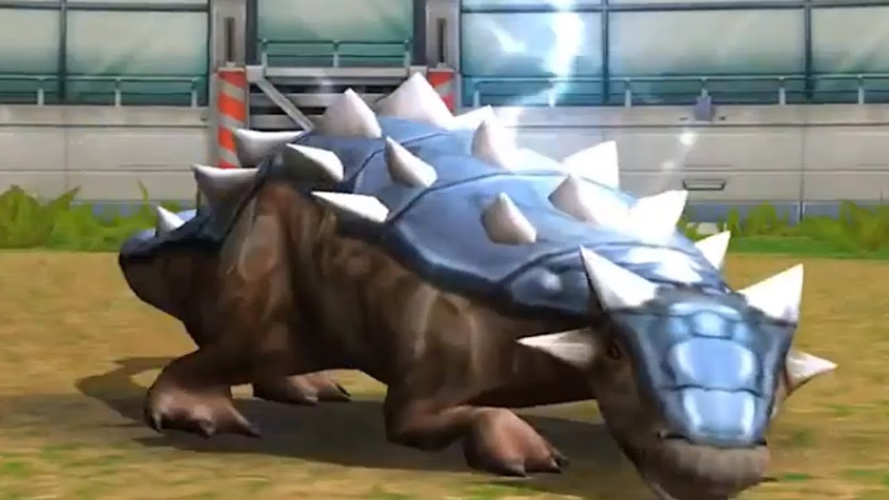 Jurassic Park Builder: Ankylosaurus [BATTLE] [EVOLUTION 3] - YouTube