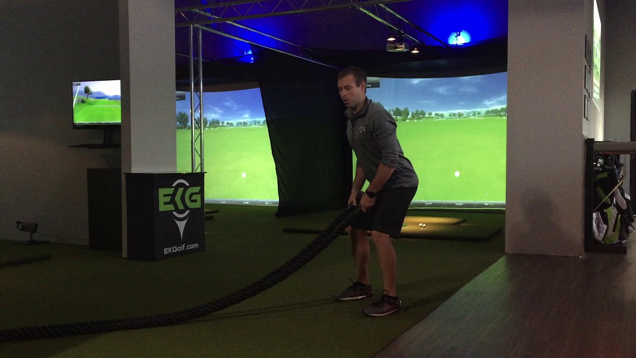 Battle Ropes Side to Side Slams - YouTube