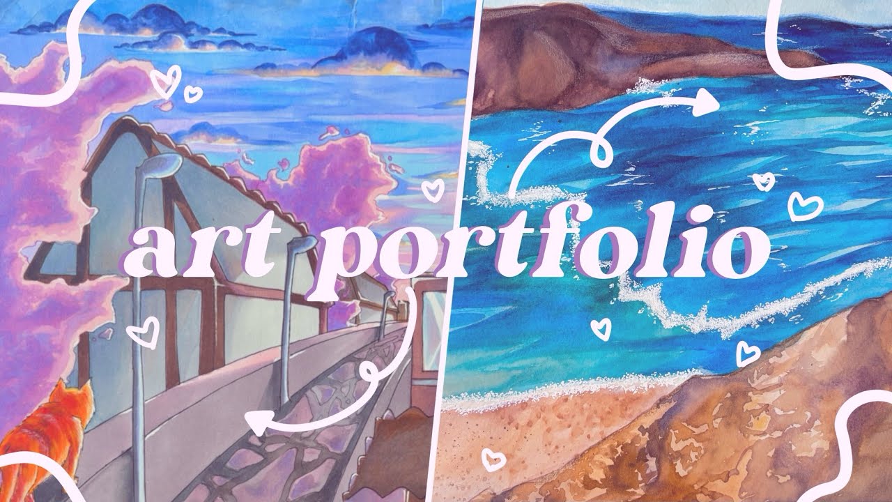 sketchbook + art portfolio tour 2024 ☆ - YouTube