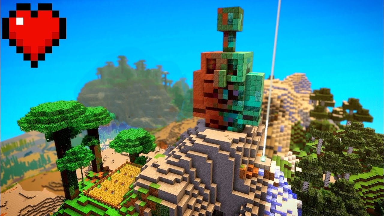 I Built A Copper Golem Base In Survival Minecraft - YouTube