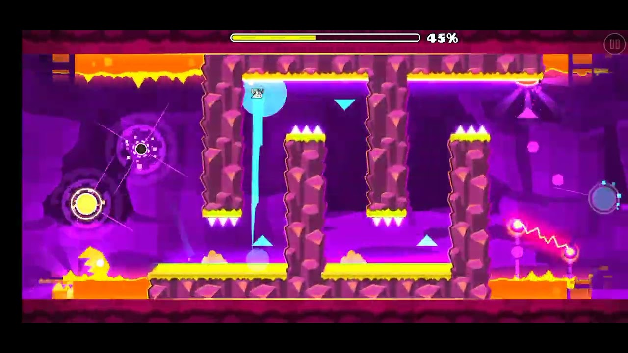 Geometry dash 2.2| getting the 3rd coin - YouTube