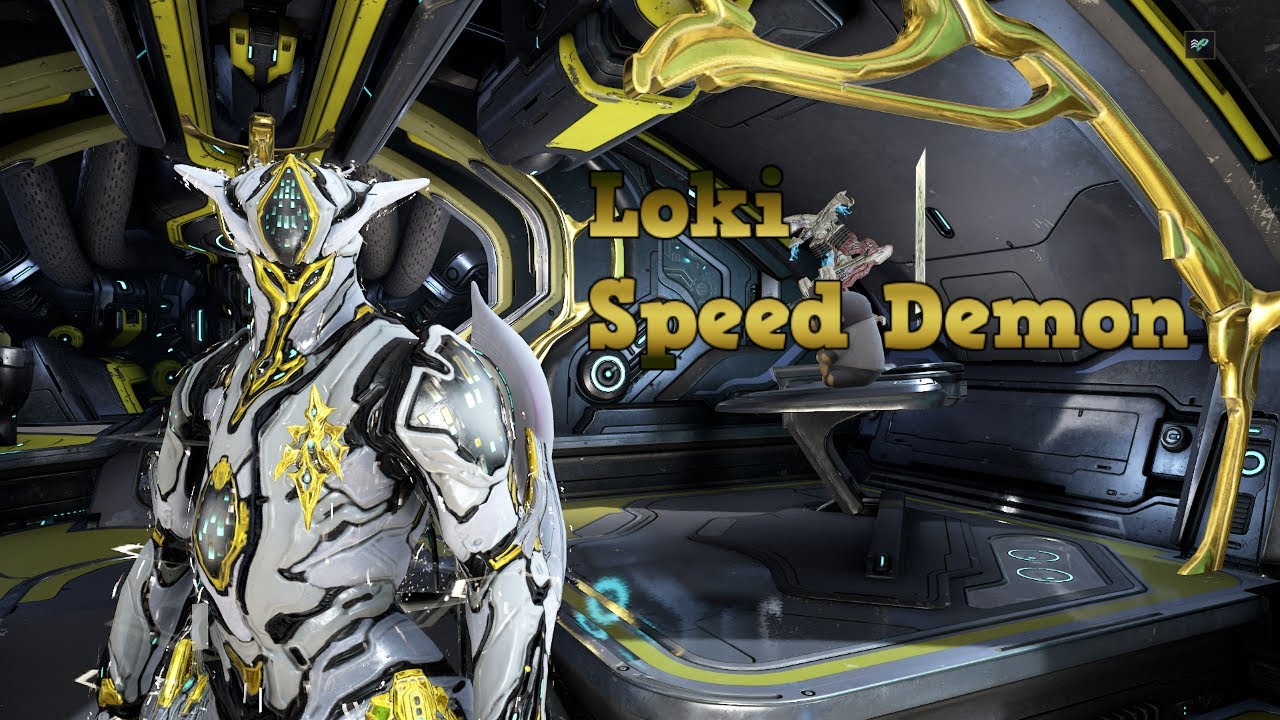 Warframe - Loki The Speed Demon Build - YouTube