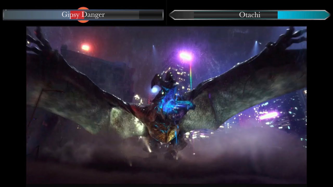 Pacific Rim | Gipsy Danger vs Otachi, with Healthbars (Part 2/2) - YouTube