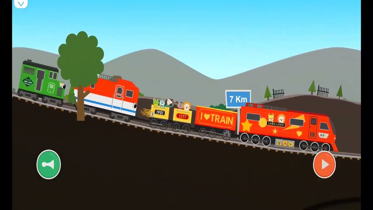 Labo Brick Train #541 Train Game - YouTube