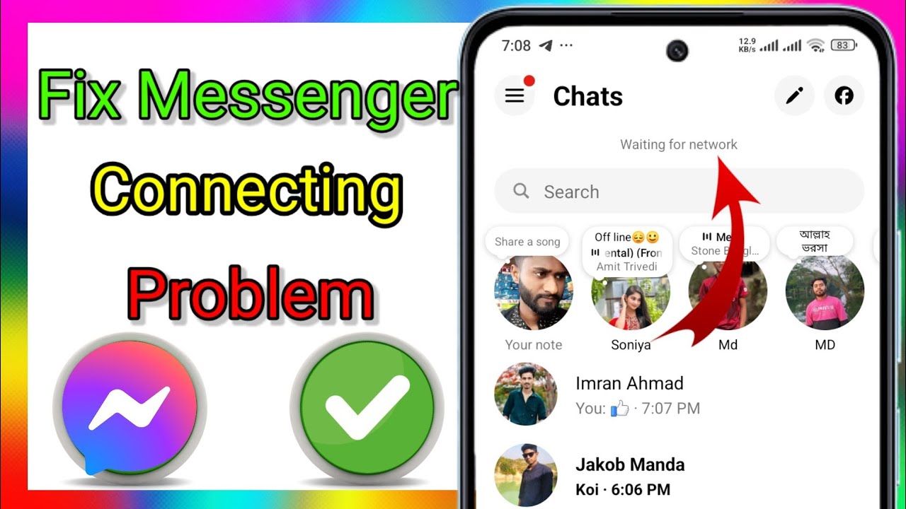 How to FIX Messenger Connecting Problem (2025) | Messenger not ...