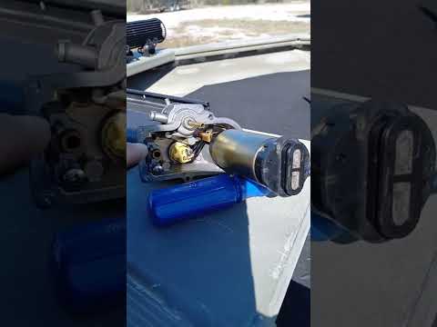 2006 Mercury 25 horsepower Forest Road repairing loose wire on VST tank ...