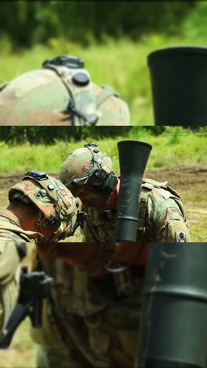 Mortar Firing Operation by HHC 2-124th Infantry Regiment - YouTube