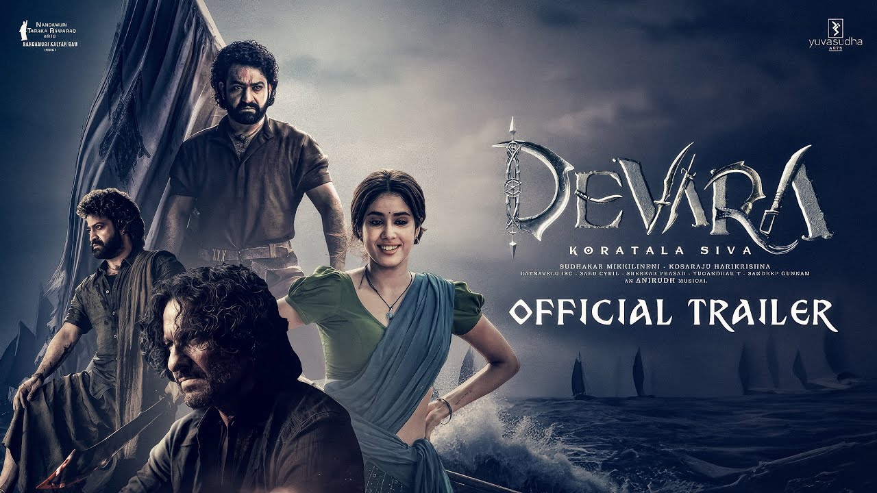 Devara Teaser Trailer | Jr NTR, Janhvi Kapoor | Saif Ali Khan ...