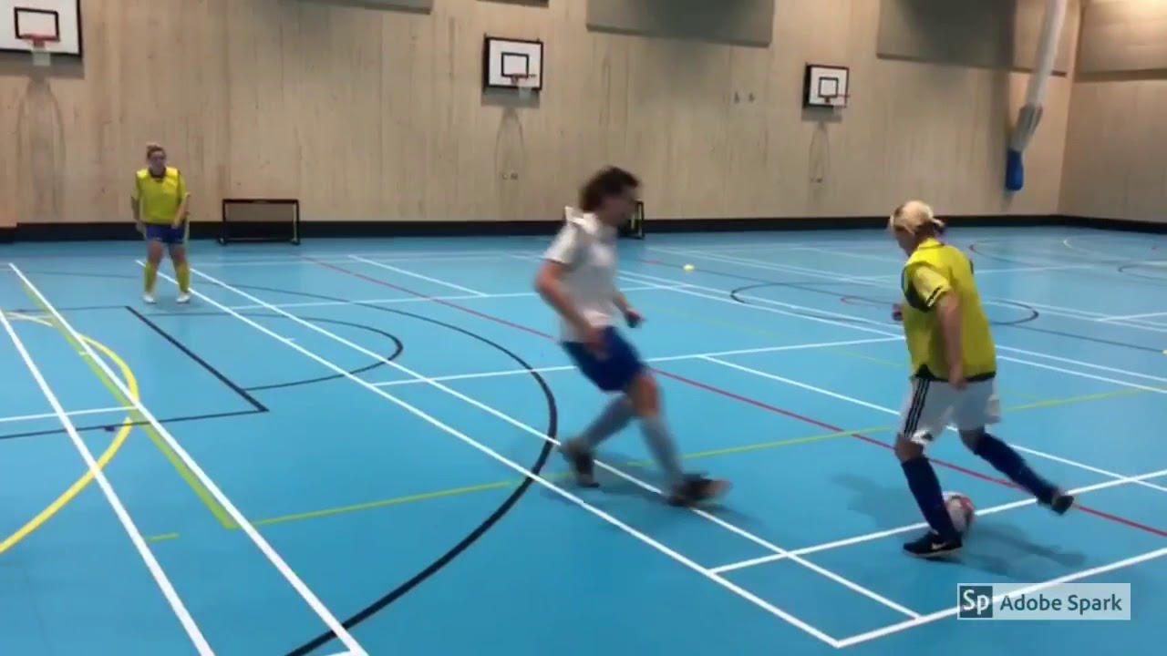 Futsal session with Rushmoor Community FC Ladies - YouTube