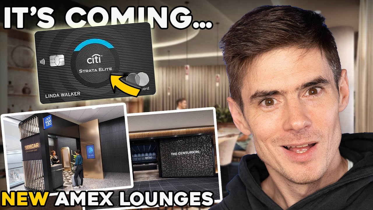 Citi Strata Elite Card CONFIRMED! + NEW Centurion Lounges - YouTube