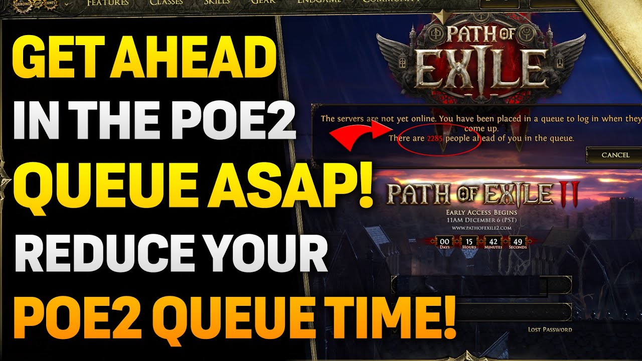 How To GET A HEAD START For The POE2 Release Queue! | AVOID MASSIVE ...