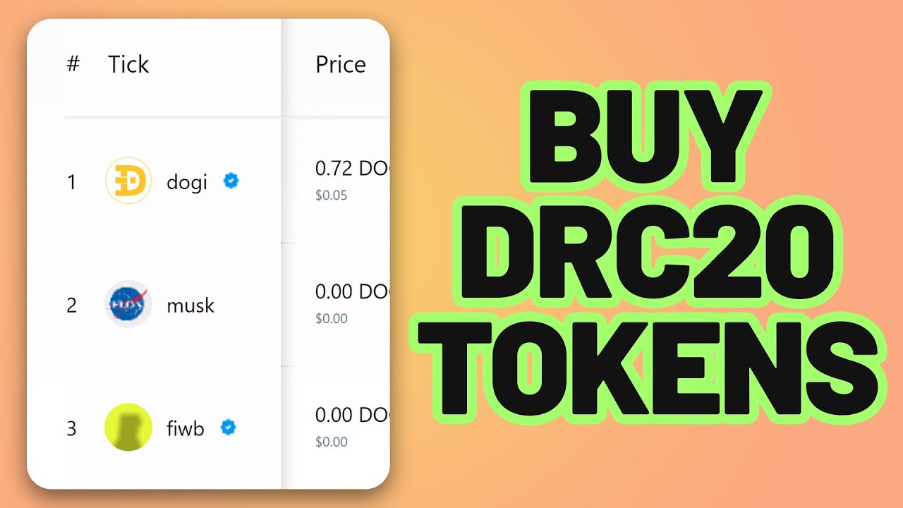 How to buy DRC20 Tokens | Buying Doge Tokens via Doge Labs Wallet and ...