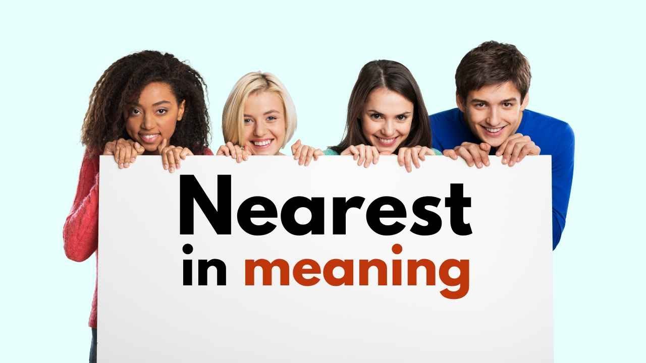 Nearest In Meaning English Test 001 - YouTube