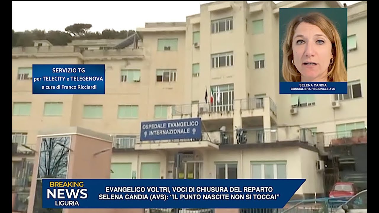 "TG BREAKING NEWS" del 1° novembre 2025, OSPEDALE DI VOLTRI, NO ALLA ...
